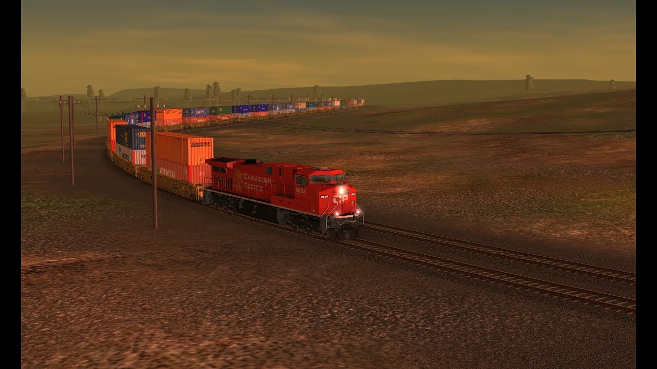 TANE [ CP 198 ] AC4400, CP SD70Ace DPU - YouTube