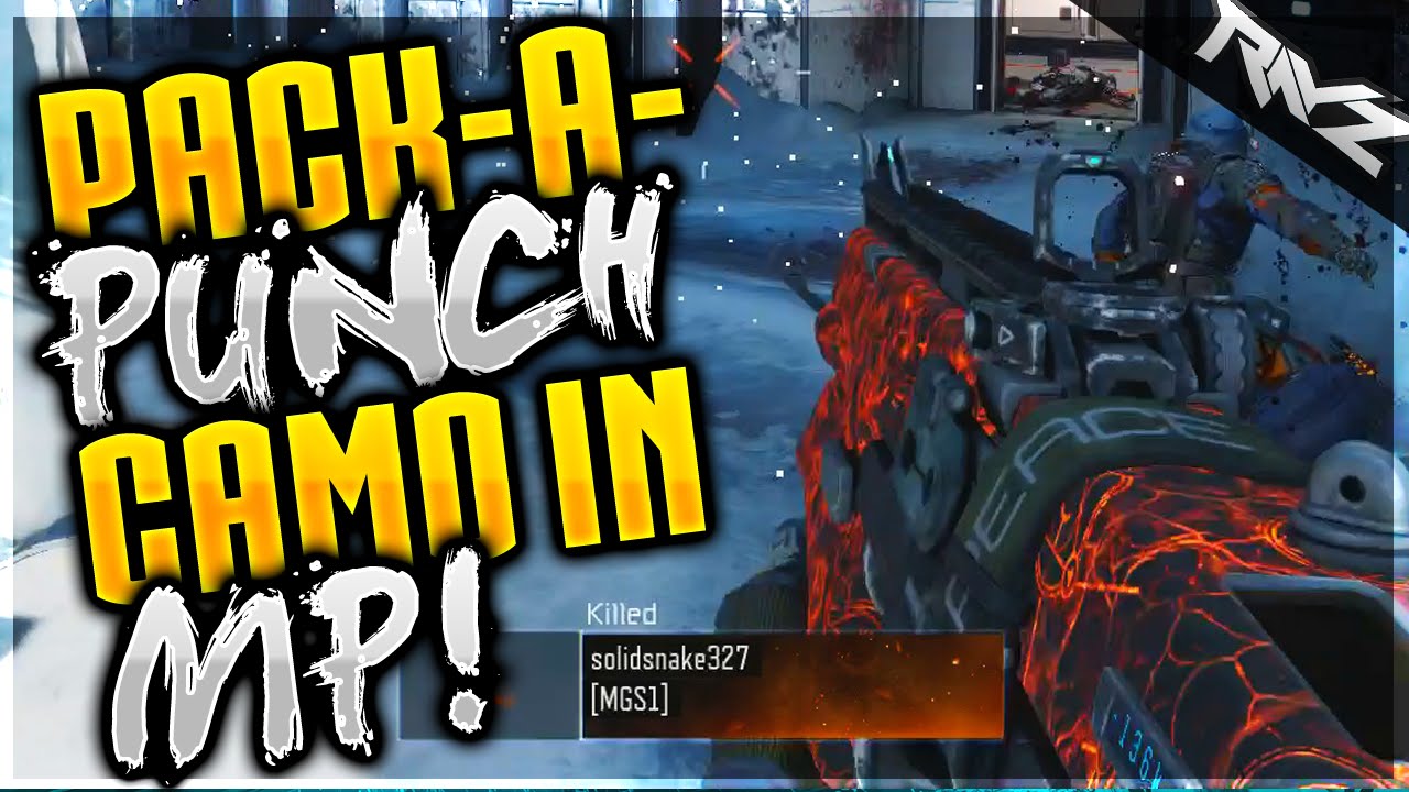 BLACK OPS 3 - SHADOWS OF EVIL PACK-A-PUNCH CAMO IN MULTIPLAYER! PaP ...