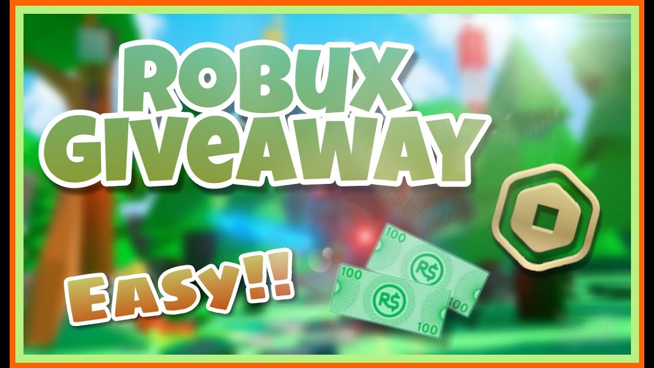 Robux Giveaway #4 - YouTube