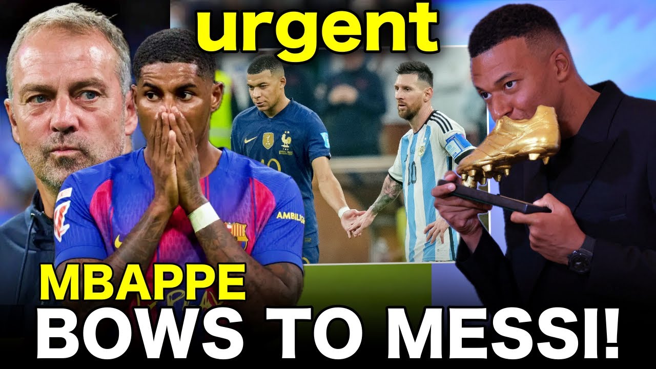 Barça SHOCKS Rashford with UNEXPECTED Message – Mbappe BOWS to Messi ...
