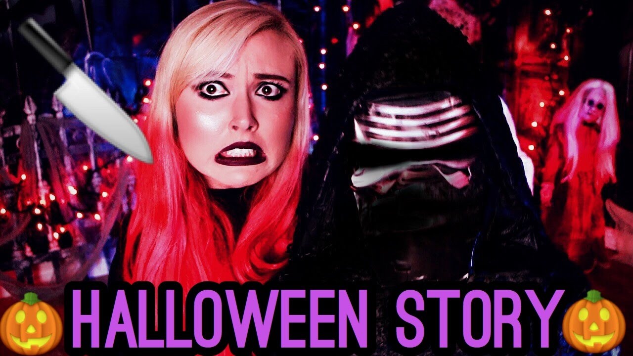 GIRL IN THE MASK! | SCARY HALLOWEEN STORY! - YouTube