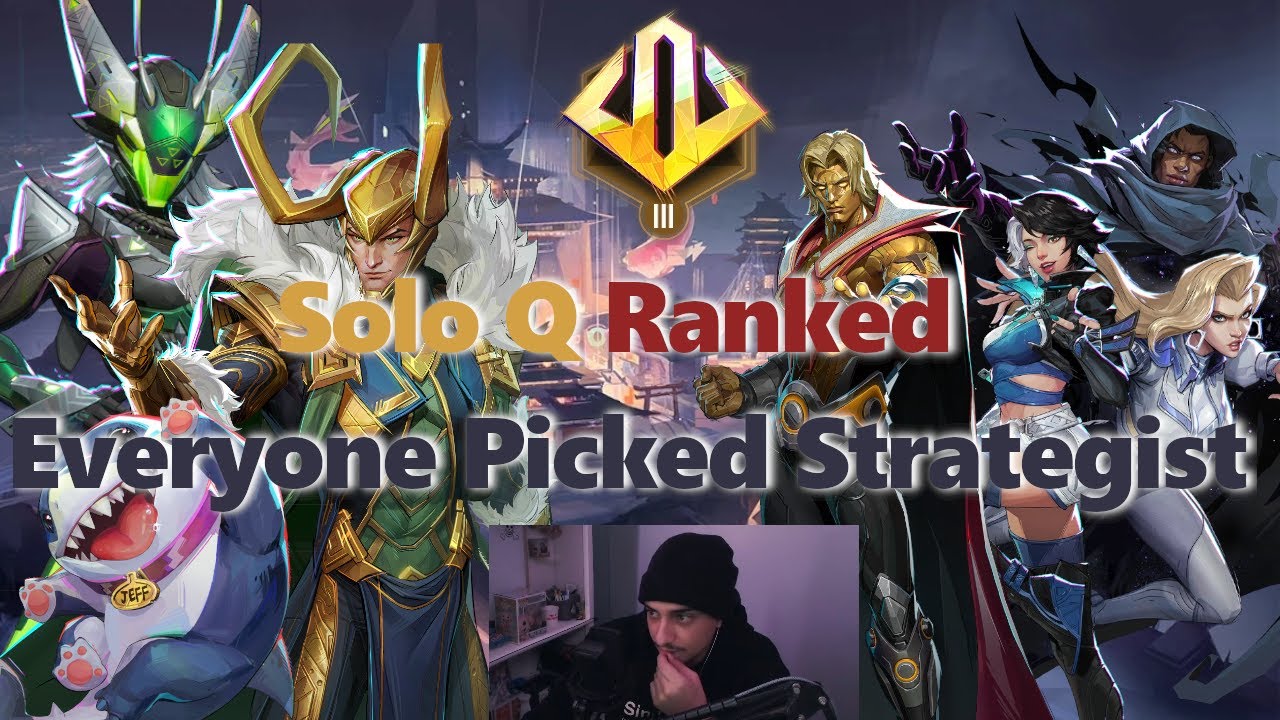 Solo Queue Ranked Game - Everyone Picked Strategist! - YouTube