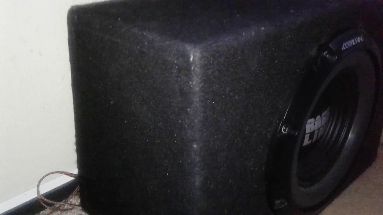 Big bass from alpine bass line subwoofer with BASS Knob and kicker ...