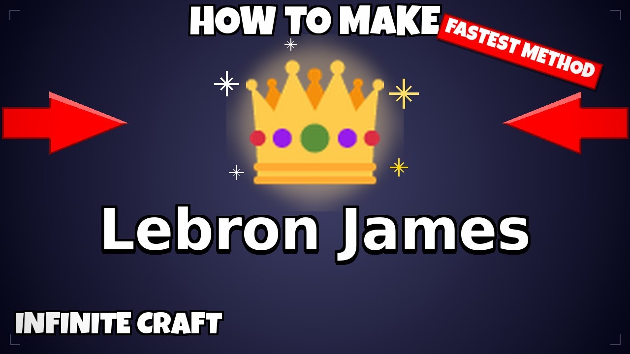 How to make 👑 Lebron James - Infinite Craft - YouTube