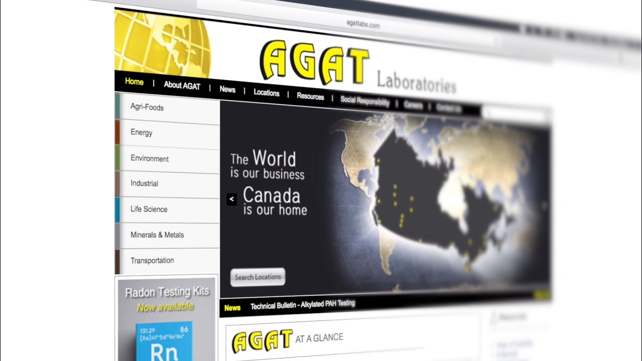 AGAT Laboratories - Canada Sponsor - YouTube