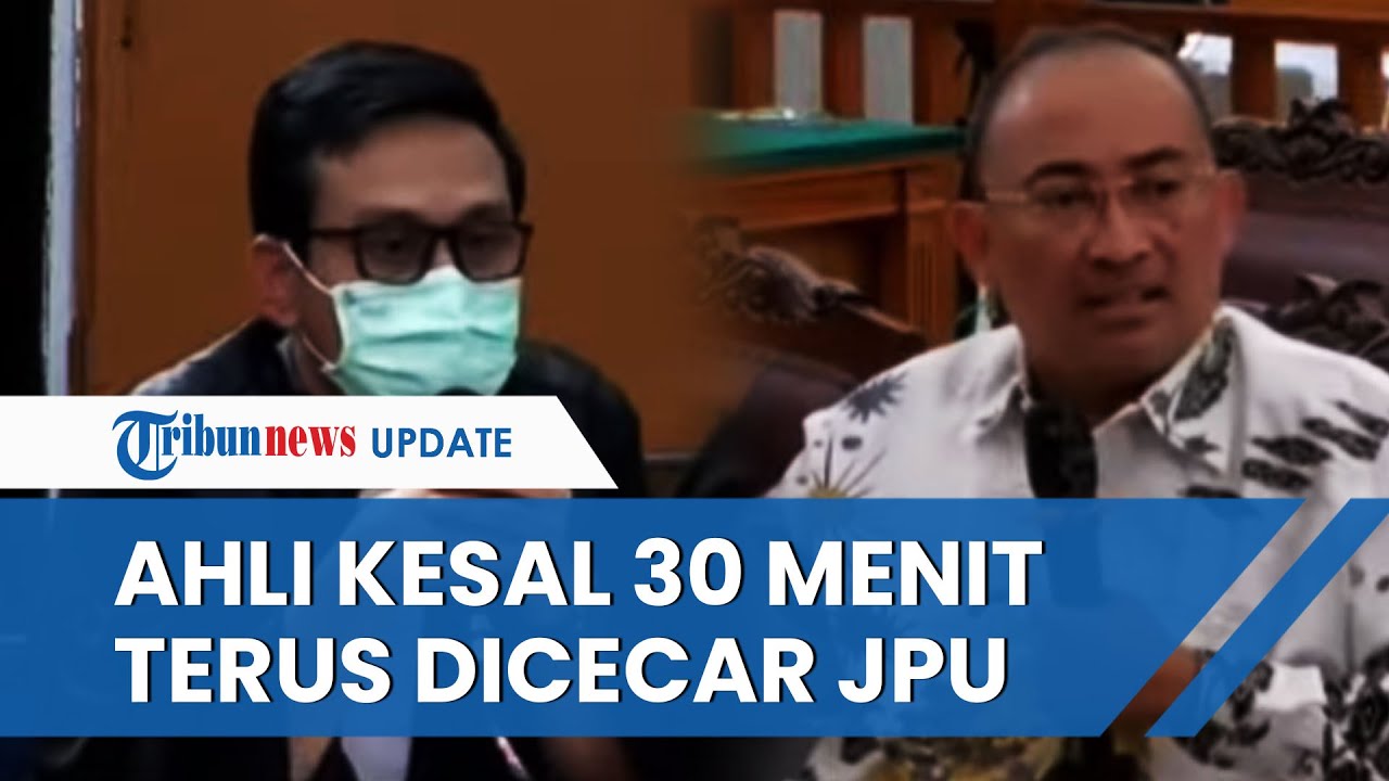 Ahli Pidana Kesal Dicecar Pertanyaan JPU: Izin Hakim, JPU Berbagi ...