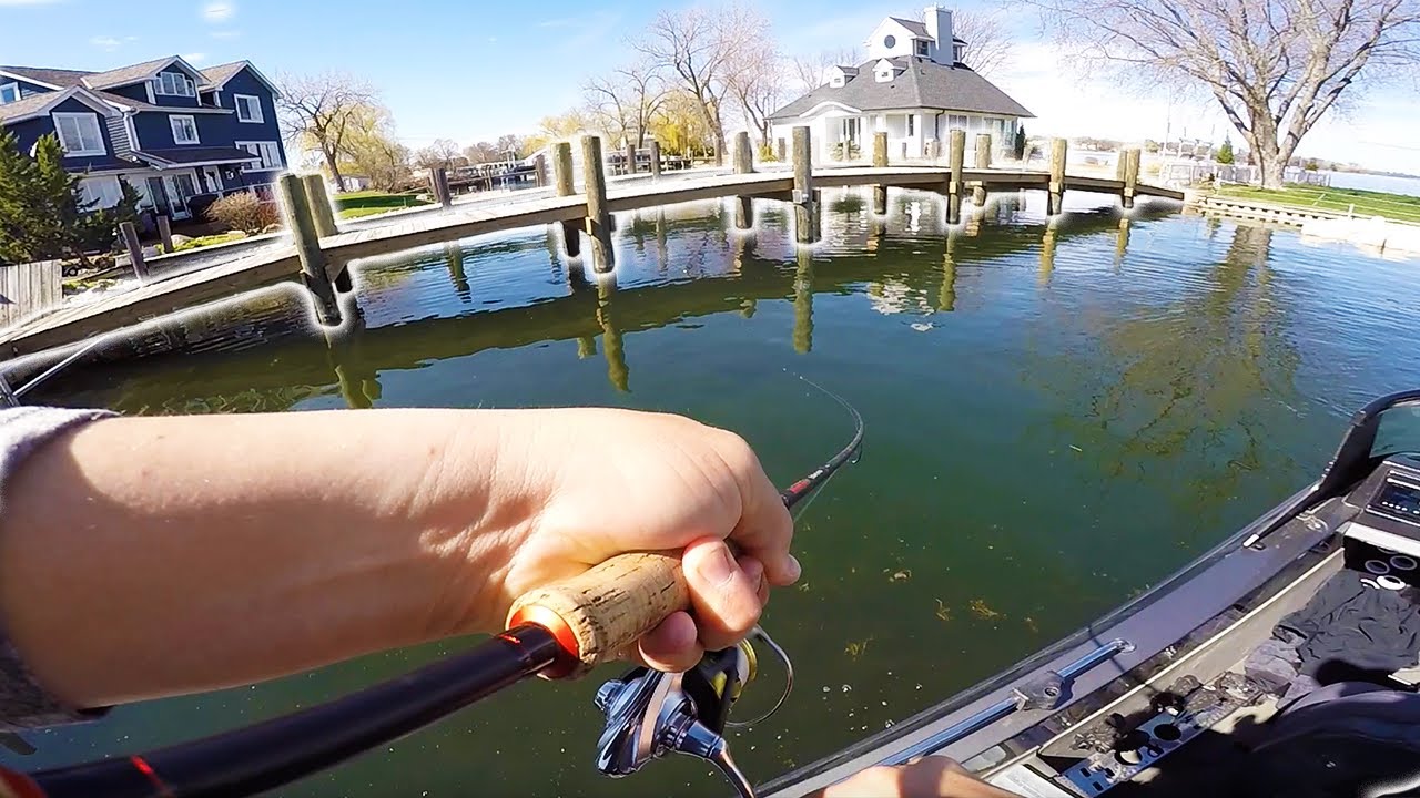 Spring Fishing LARGE WOODEN DOCKS (Limited Out) - YouTube