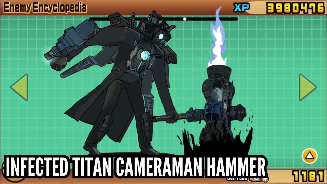 The Battle Cats - Infected Titan CameraMan Hammer (ENEMY) - YouTube