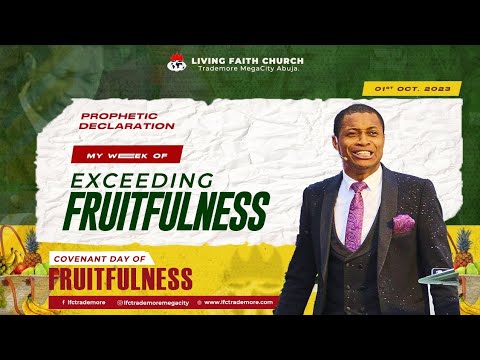 PROPHETIC BLESSINGS | MY WEEK OF EXCEEDING FRUITFULNESS | 1ST OCTOBER ...