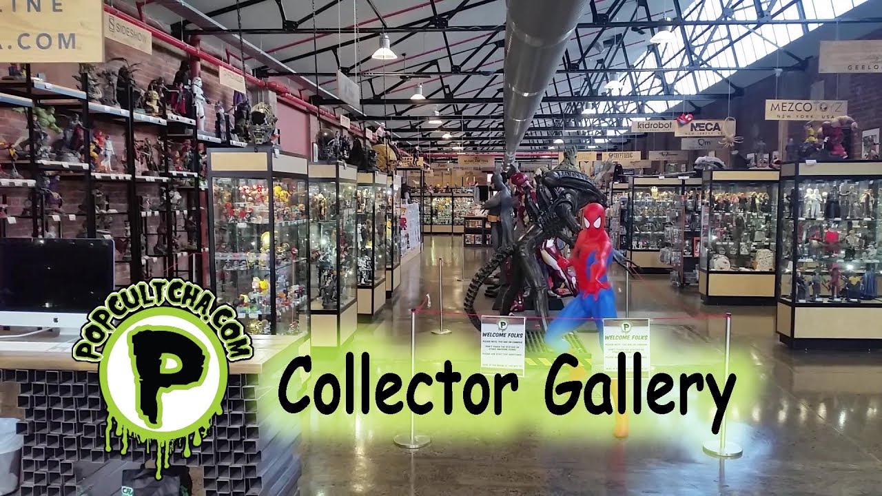 PopCultcha Collector Gallery toy hunting/tour video - YouTube