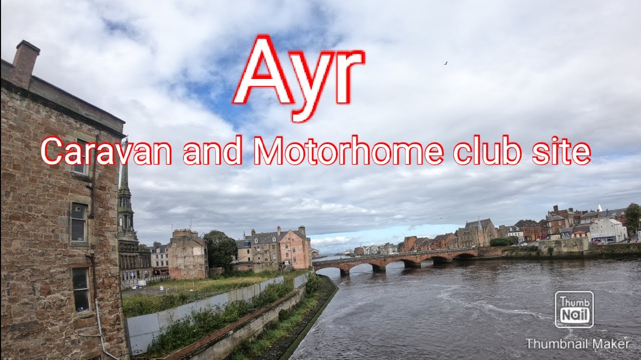 Ayr caravan and Motorhome club site (Craigie gardens) - YouTube
