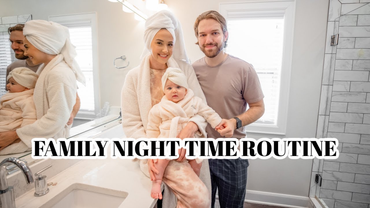 Our Family Night Time Routine! Husband, Wife, & Baby! - YouTube