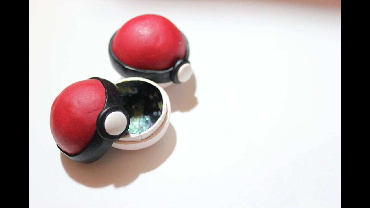 Valentine's Day & Pokemon Collab: Polymer Clay Pokeball Trinket Box ft ...