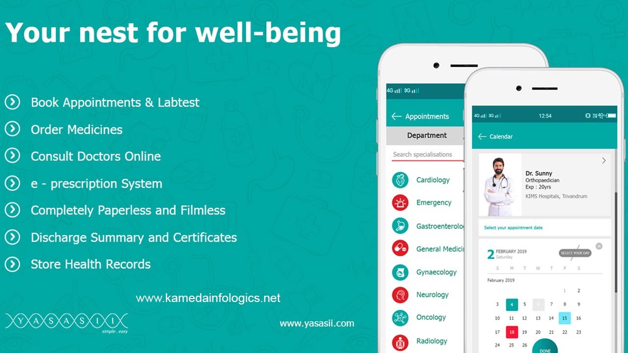 Kameda Infologics | YASASII® - Healthcare Information System (HIS ...