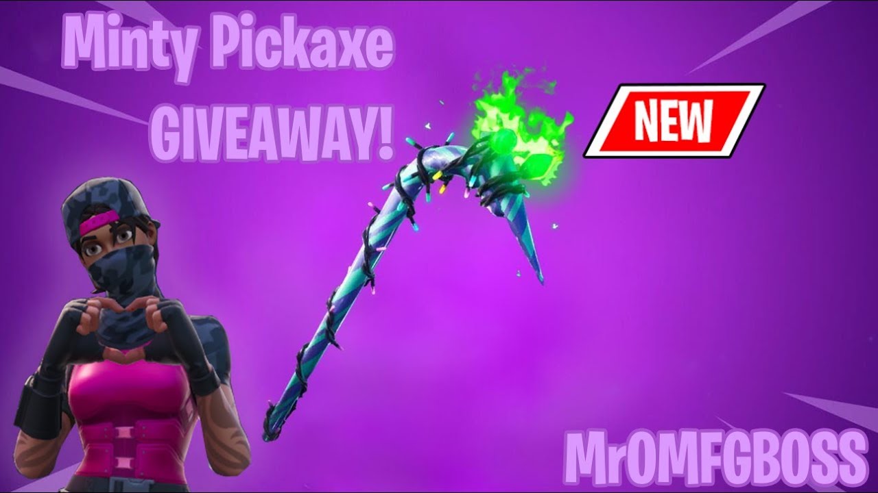 Doing Minty Pickaxe Code GiveAway Right Now! - YouTube