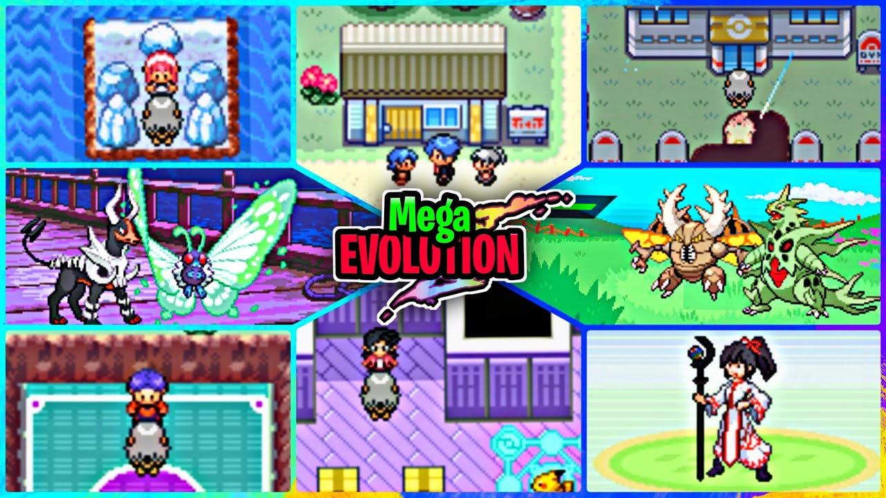 [4 Regions] New Pokémon gba game with MEGA evolution,Gen 4-8 pkmn ...