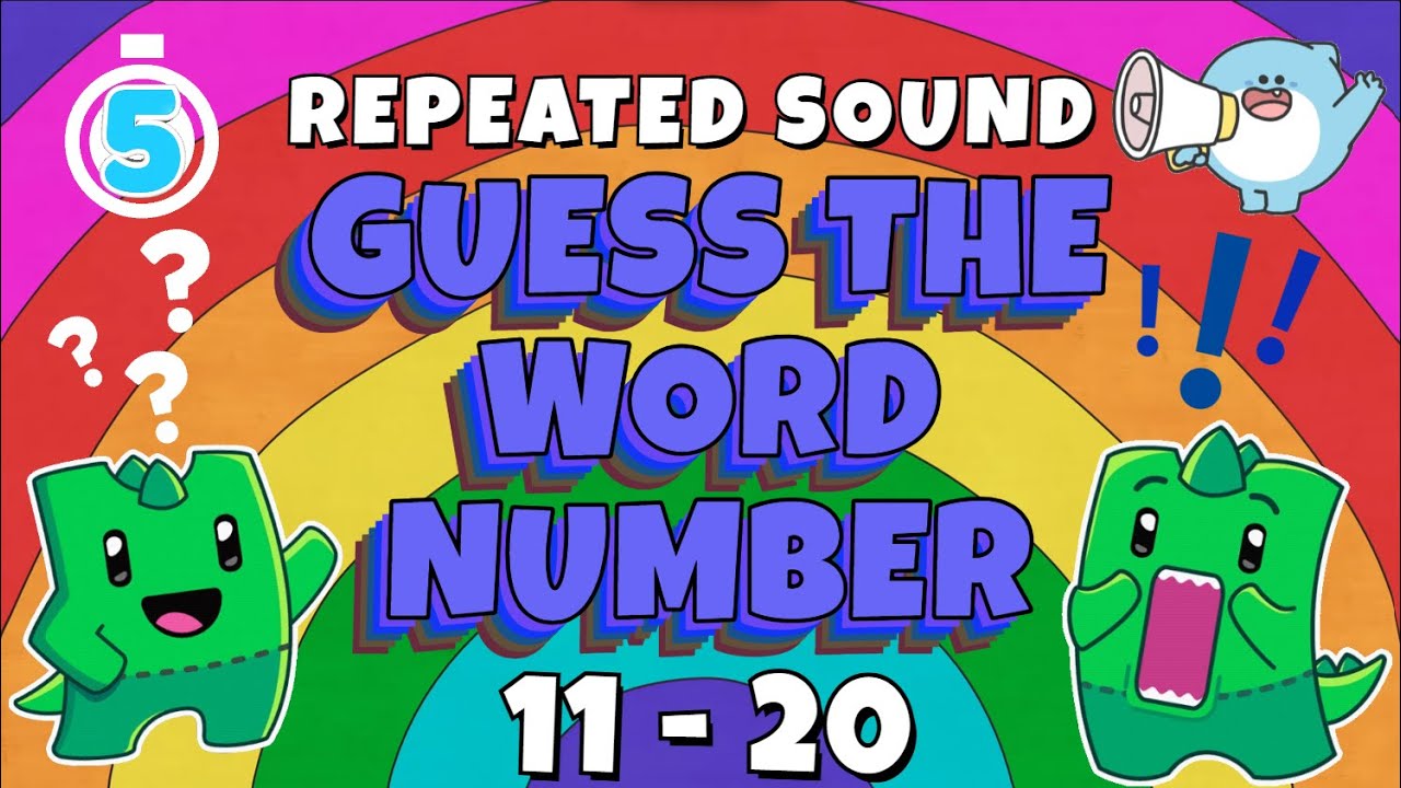 Guess the Number Word Game for Kids | Fun Number Recognition Challenge ...