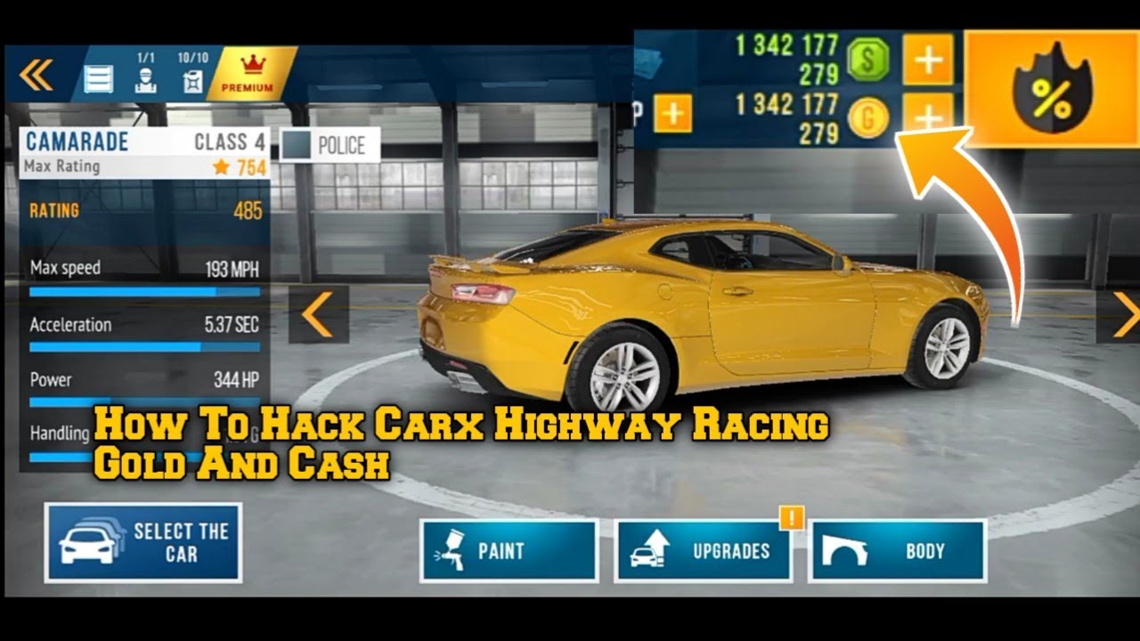 How To Get Carx Highway Racing Free Gold And Cash | Get All Vehicles ...