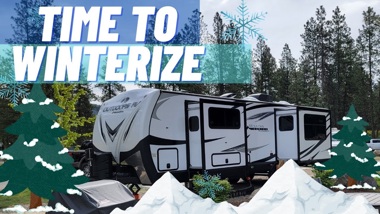 How to Winterize your RV Trailer - Outdoors RV - YouTube