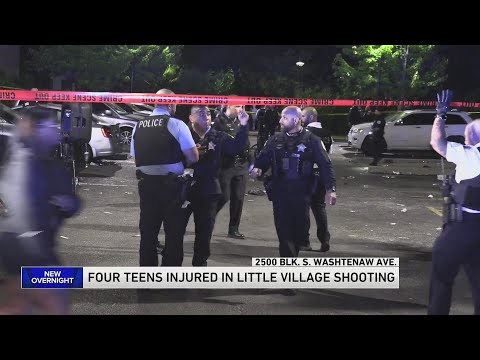 4 teenagers shot in Little Village overnight, according to Chicago police