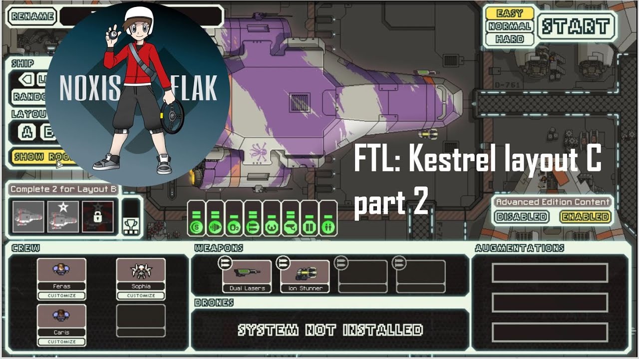 FTL: Starter ship layout C - The Grey Pearl Part 2 - YouTube