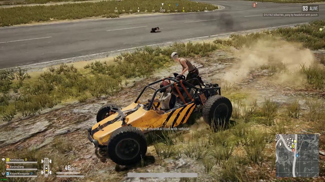 PUBG - Running over a squad - YouTube