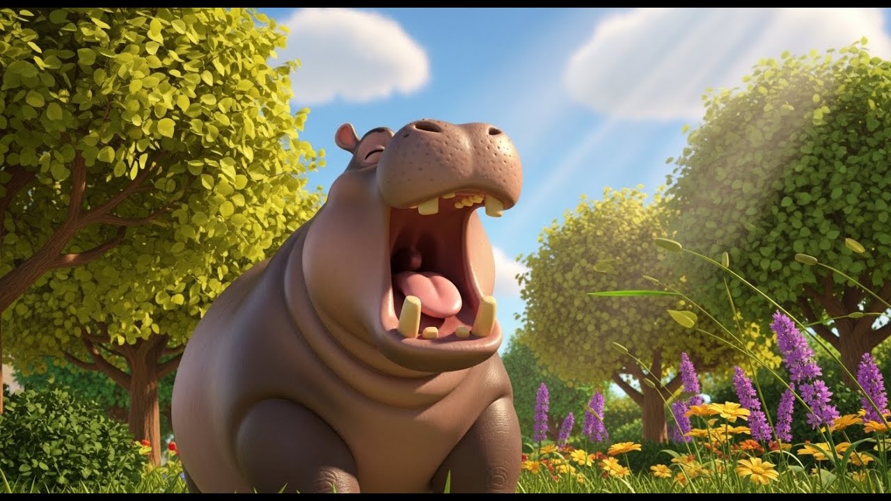 The Hippo Who Loved Counting | Fun Numbers Song for Kids - YouTube
