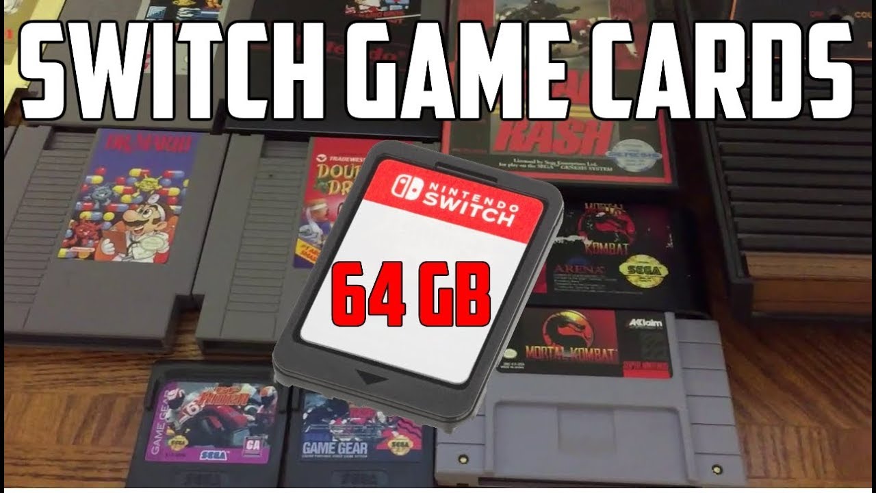 Nintendo Switch Game Cards 64 GB! Delayed? - YouTube