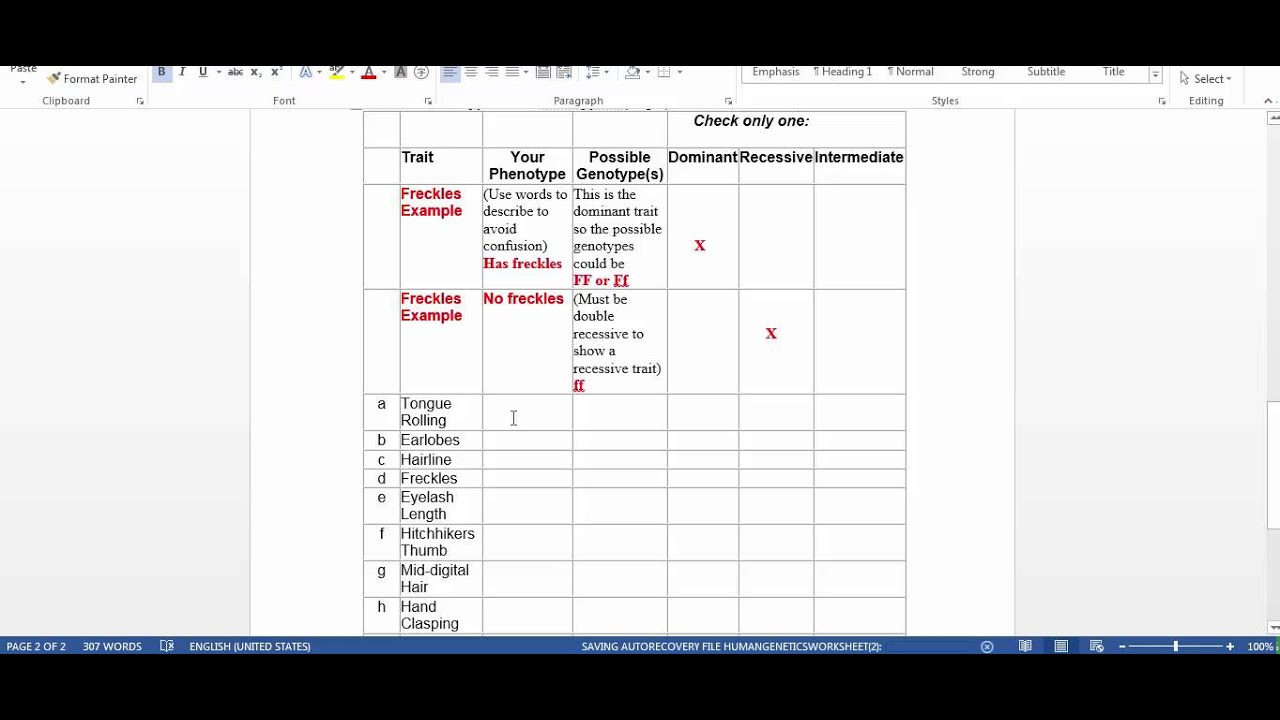 Human Genetics Lab Option - YouTube