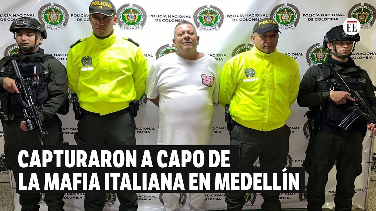 Gustavo Nocella, capo de la mafia italiana, fue capturado en Medellín ...