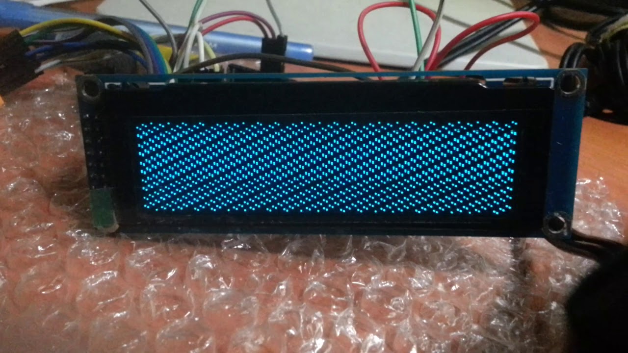 Баги Arduino Mega 2560 + SSD1322 - YouTube