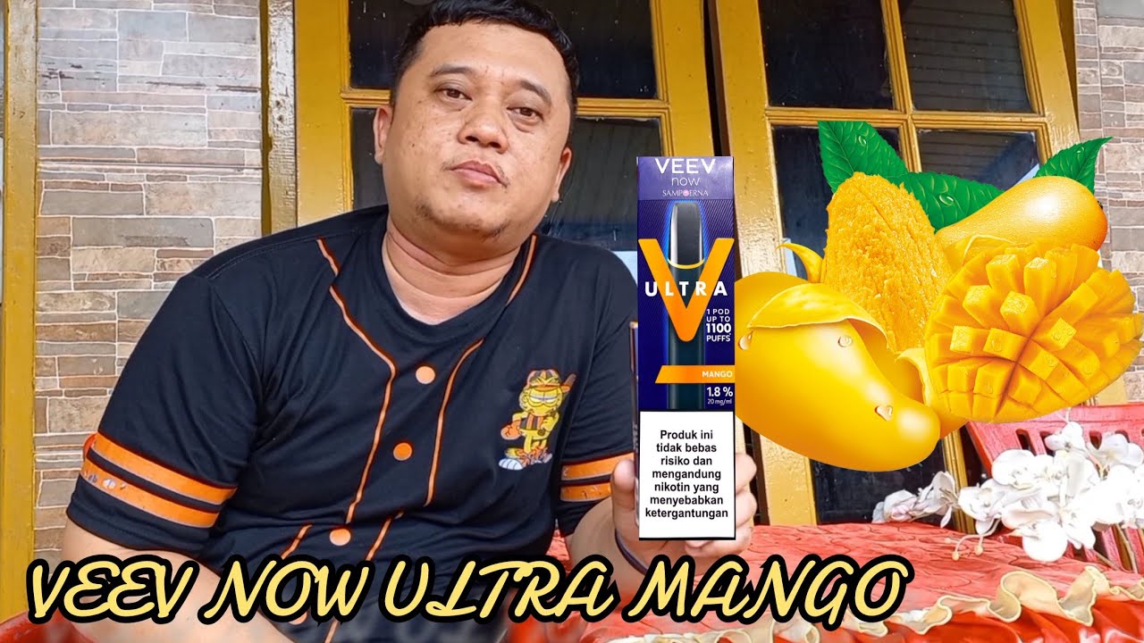 REVIEW VEEV NOW ULTRA BARU RASA MANGO RASA MANTAP - YouTube