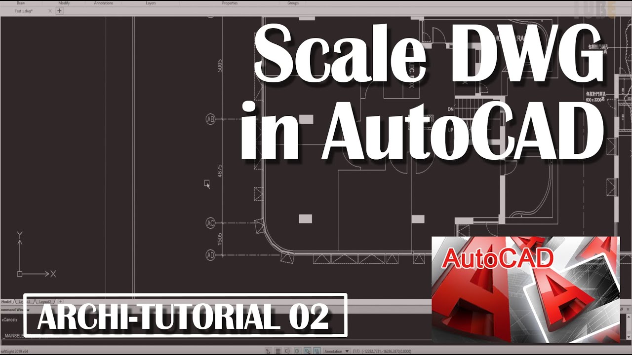 How to use proper scale in AutoCAD by reference distance -CAD tutorial ...
