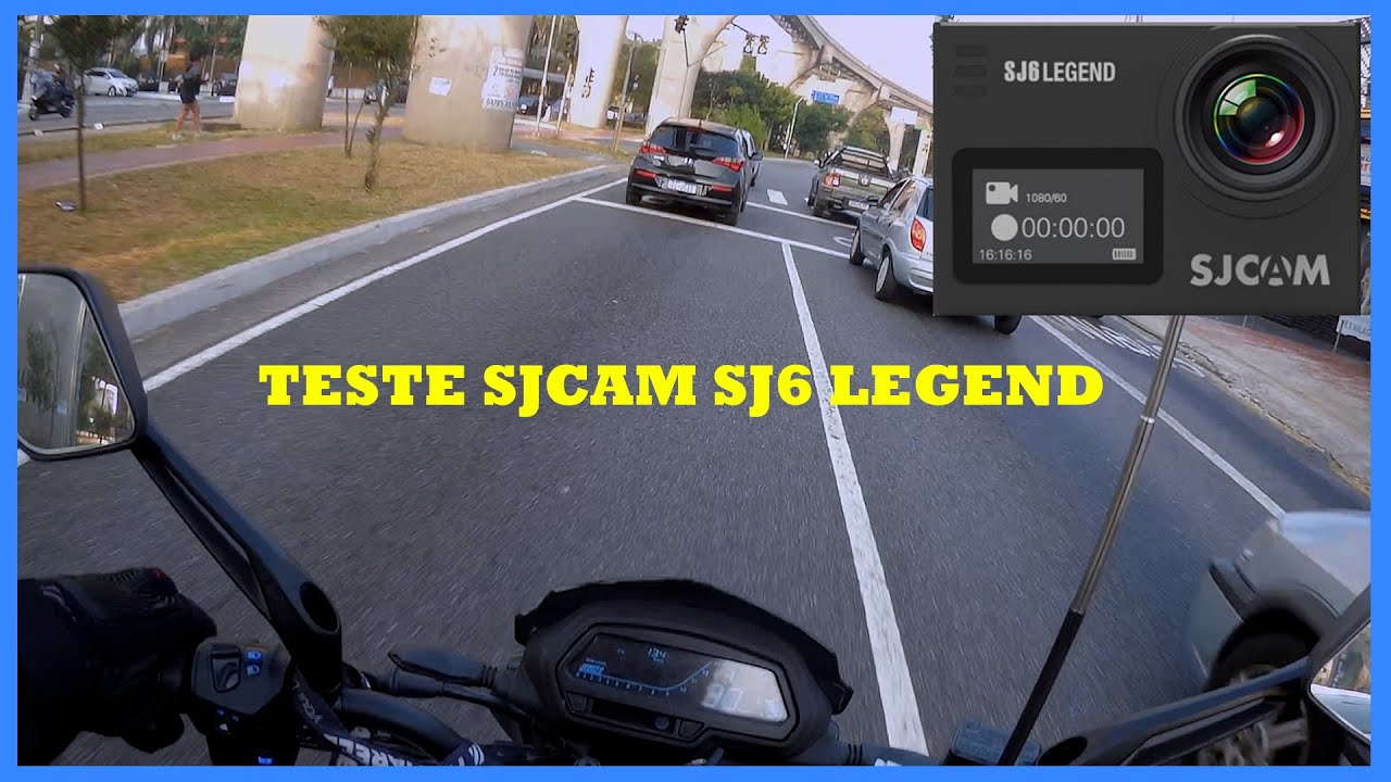 Teste SJCAM SJ6 LEGEND - 1080p - 60FPS - ESTABILIZAÇÃO ON - BIT RATE ...