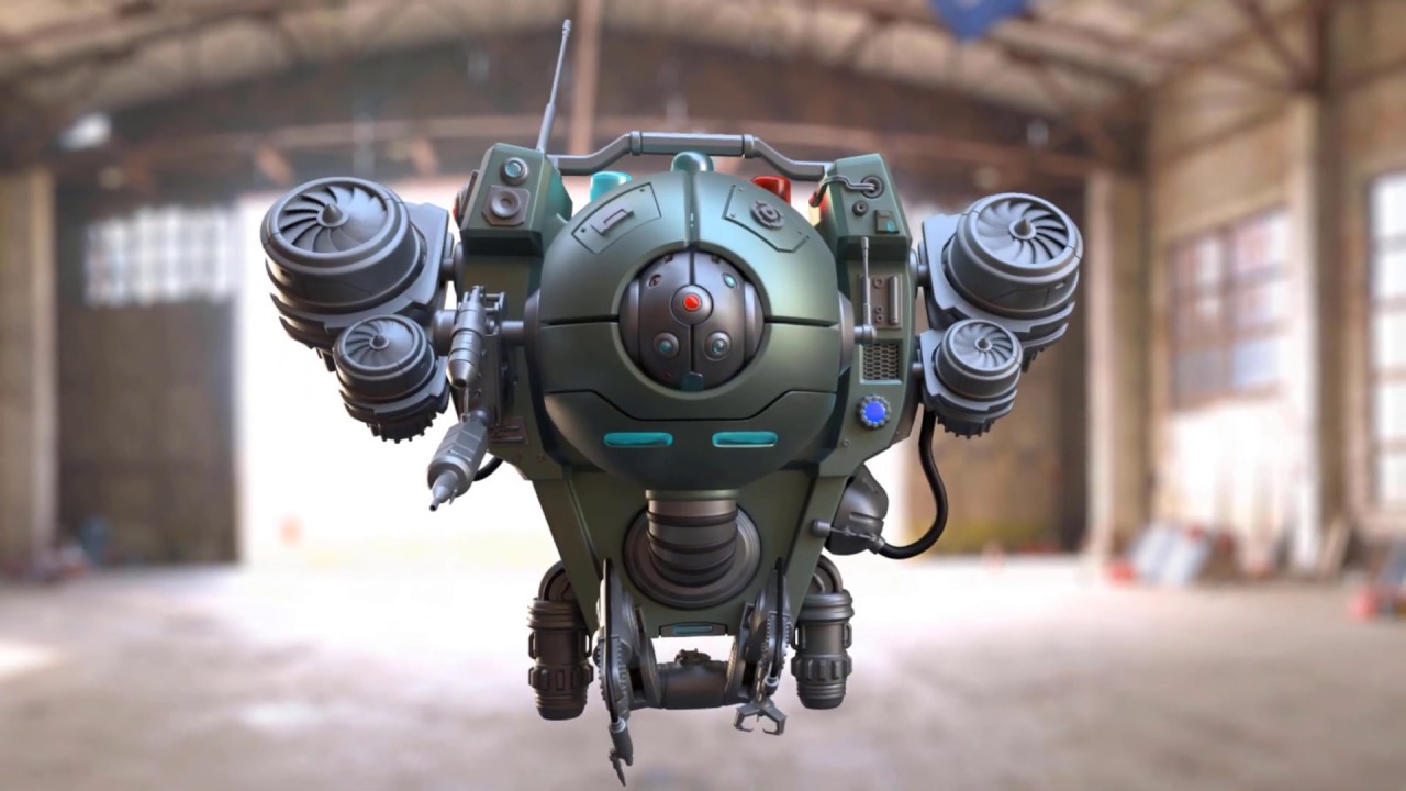 3D modeling training. Making a Medibot. Over 20 hours of tutorials ...