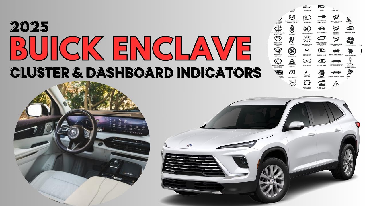 2025 Buick Enclave Cluster Display & Dashboard Warning Indicators guide ...