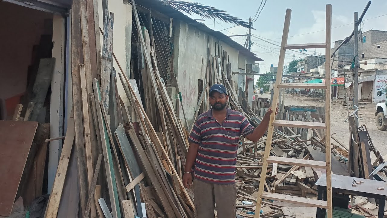 HOW TO MAKE A LADDER🪜🔨VERY SIMPLE METHOD🪜 - YouTube