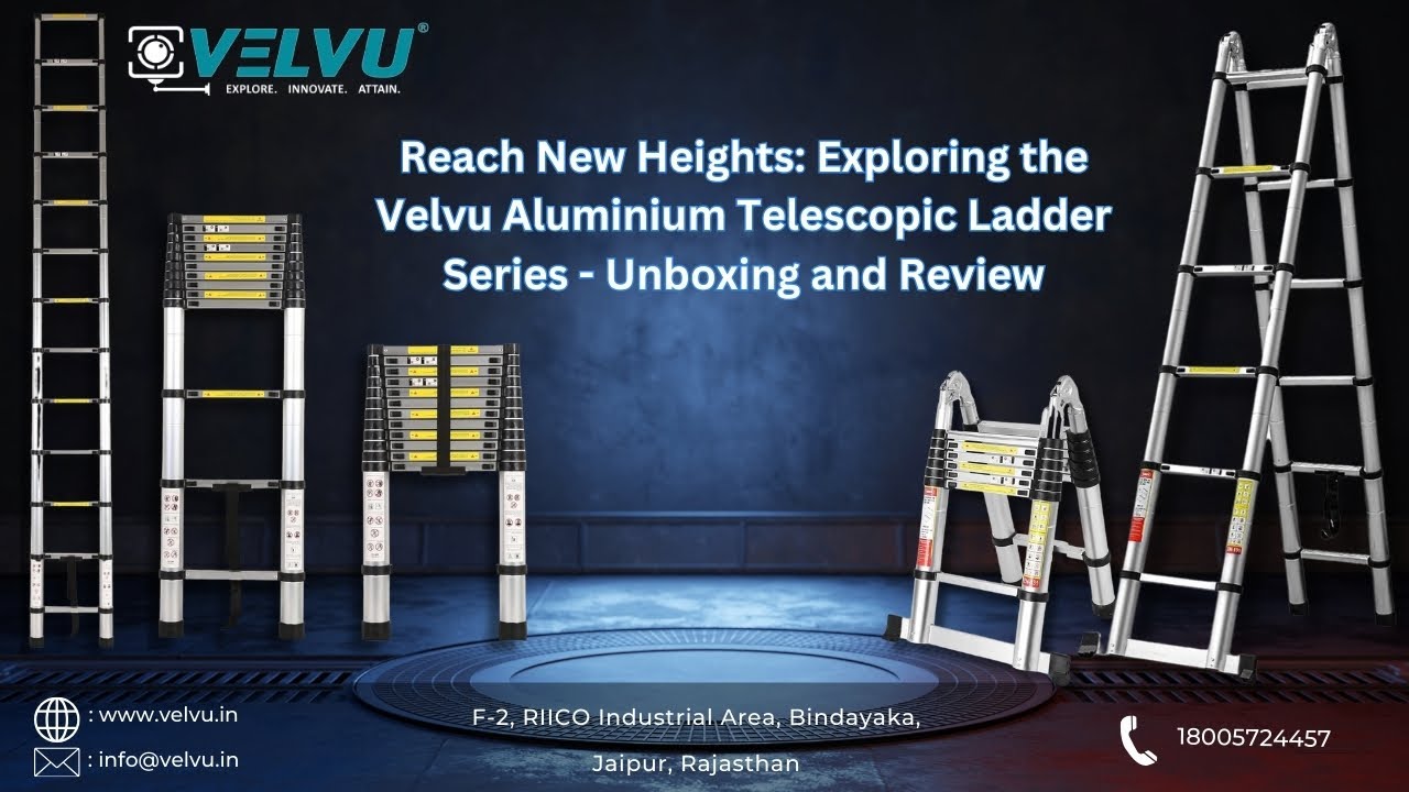 Reach New Heights Exploring the Velvu Aluminium Telescopic Ladder ...