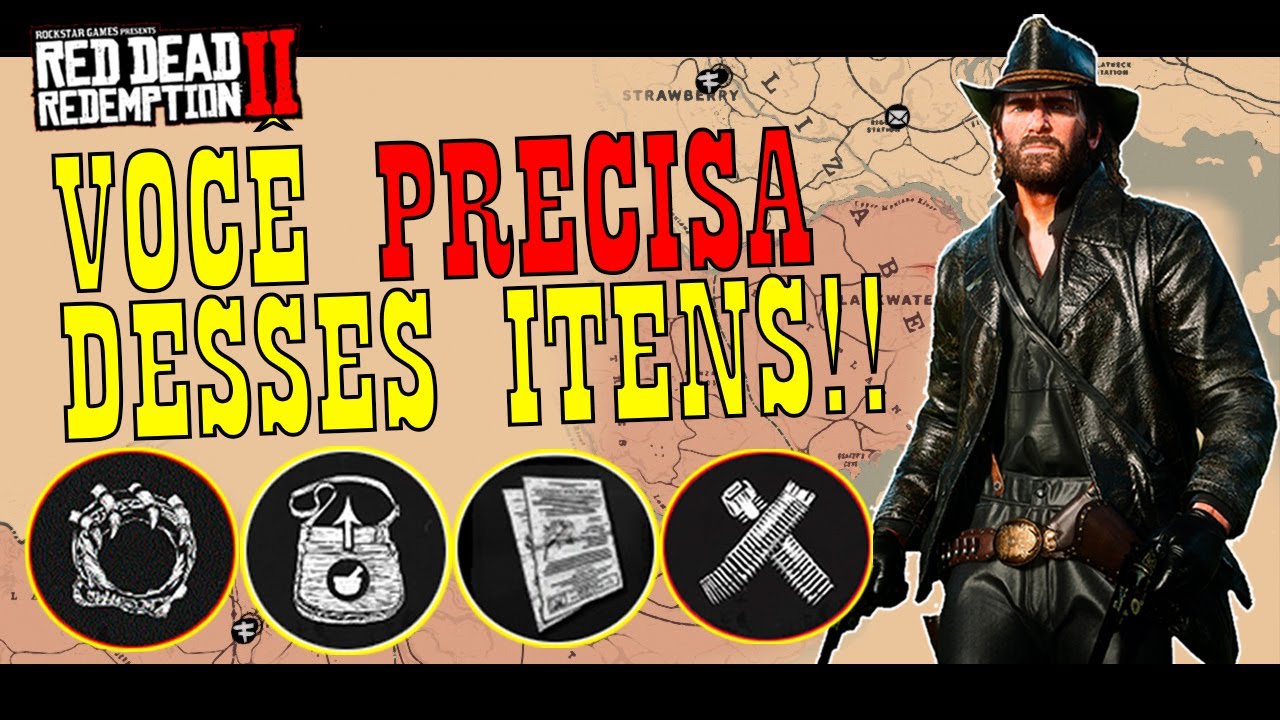 Conheça os 8 itens ESSENCIAIS para começar - Red Dead Redemption 2 ...