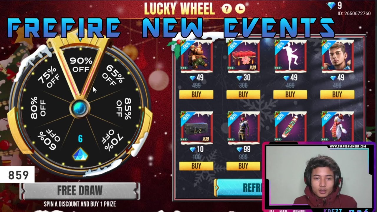 25 Dec New Free Fire Event__Tharu Gaming Np - YouTube
