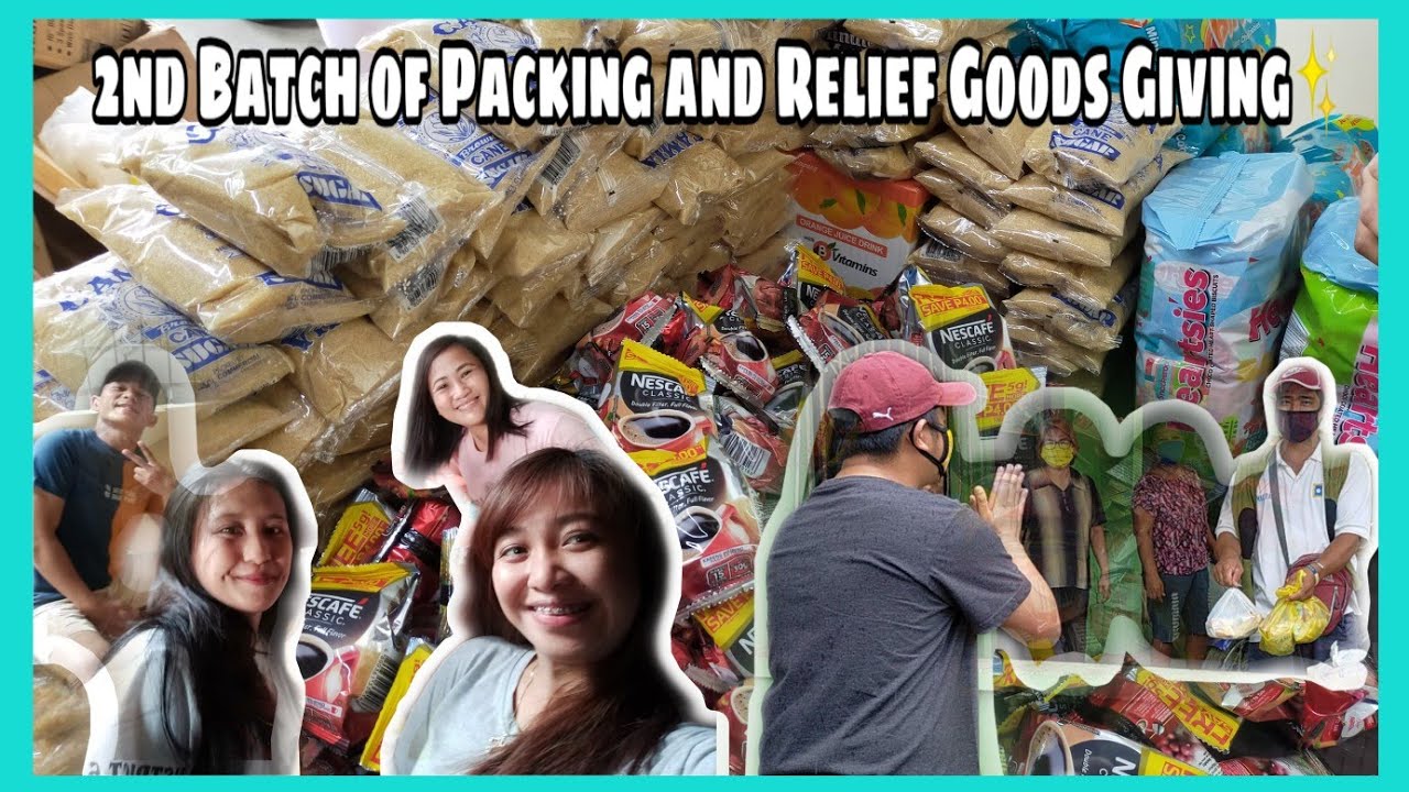 SECOND BATCH OF PACKING AND RELIEF GOODS GIVING FROM UC DANCERS😘 ️ (May ...