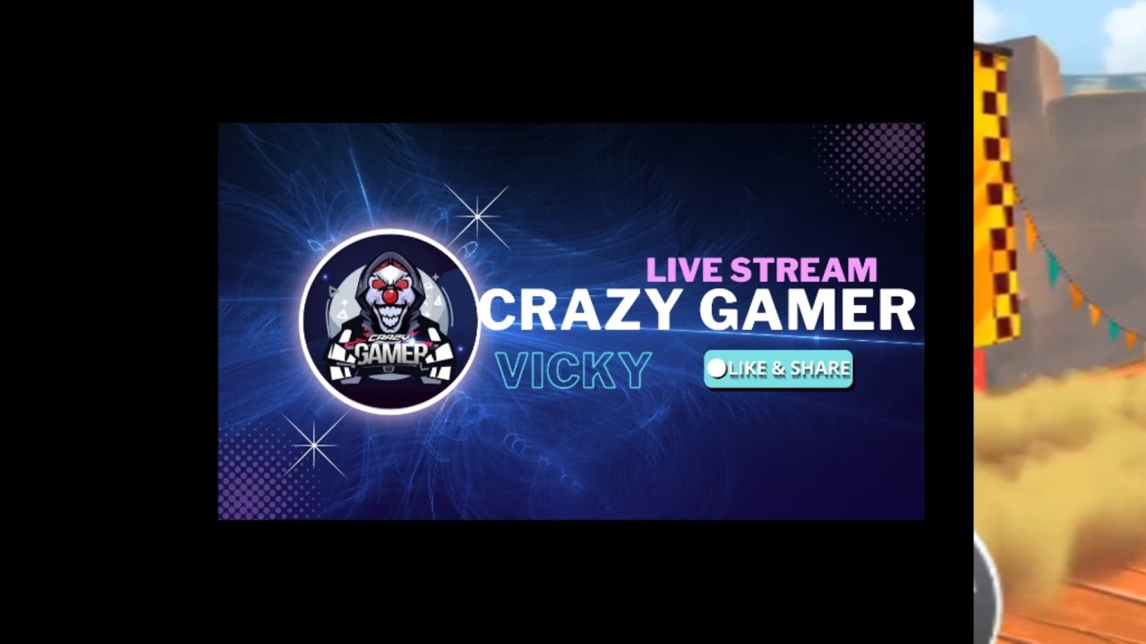Crazy Gamer Vicky Live Stream - YouTube