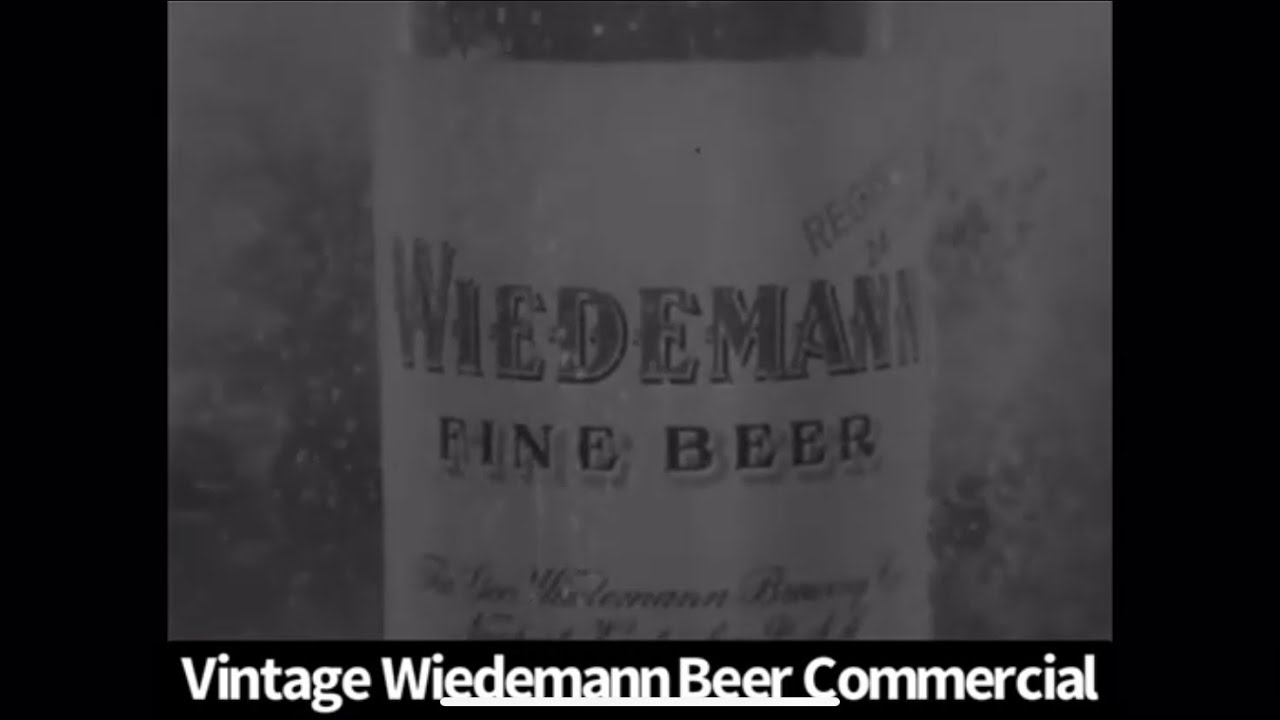 Vintage Wiedemann Beer Commercial - YouTube