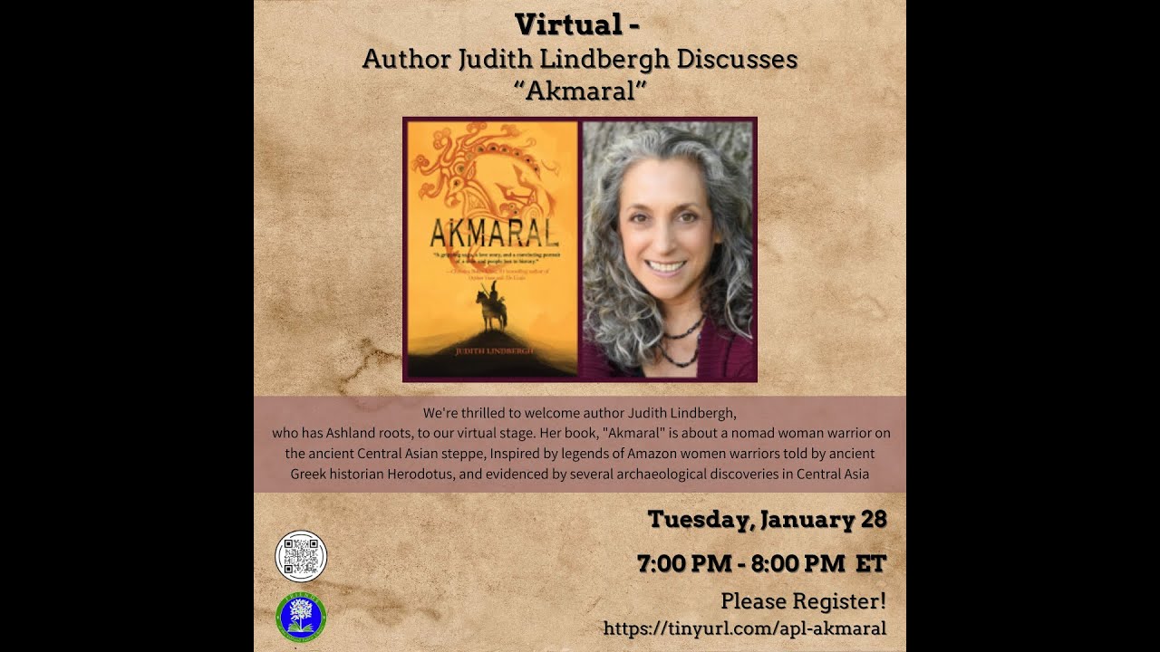 Author Judith Lindbergh on Her Novel “Akmaral” - YouTube