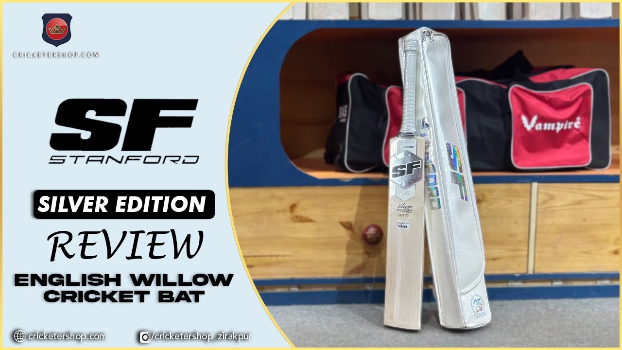 SF Silver Edition English willow Bat Review | Premium English Willow ...