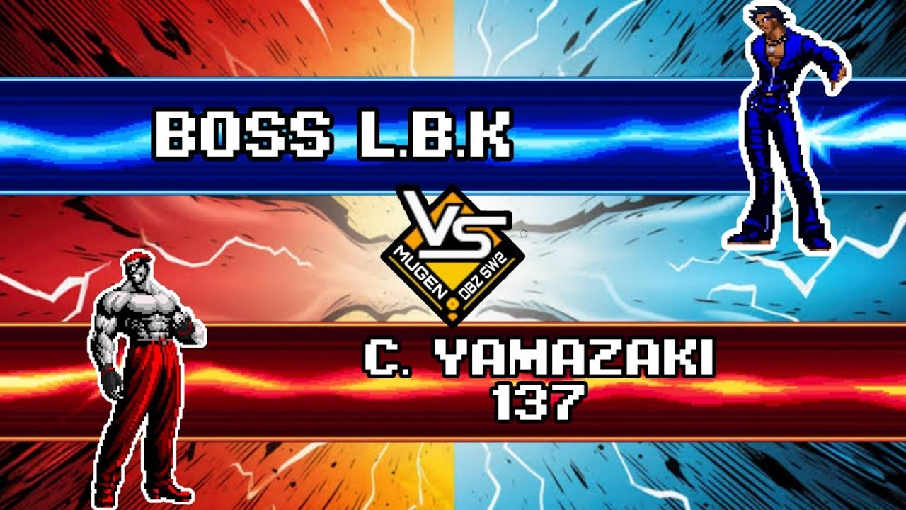 (MUGEN) Boss L.B.K. VS Clone Yamazaki 137 - YouTube