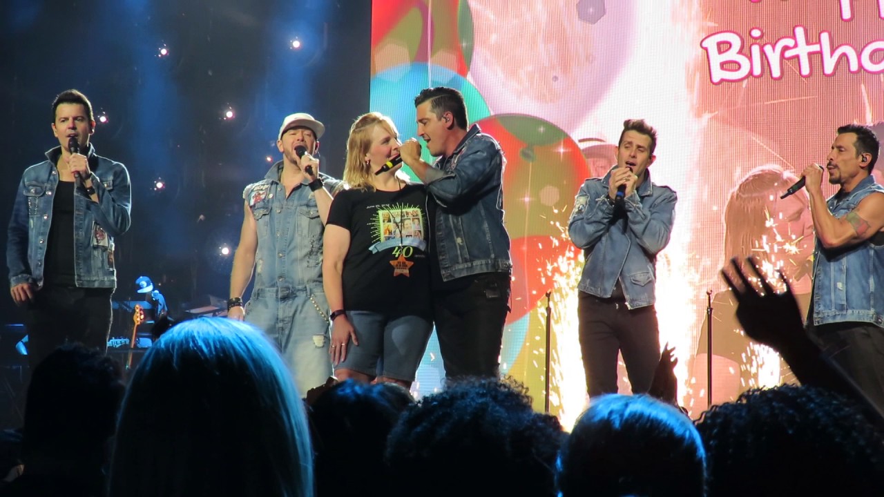 New Kids On the Block Verizon Center- Happy Birthday 6/25/20117 - YouTube
