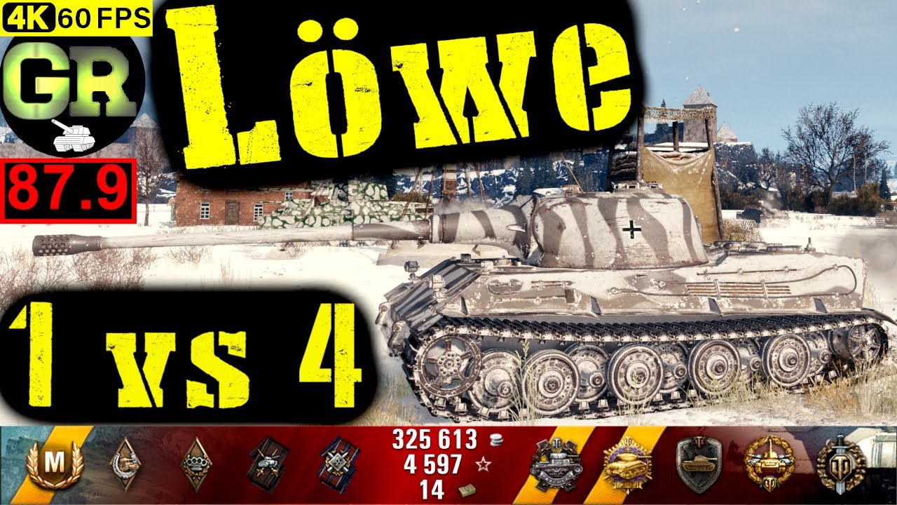 World of Tanks Löwe WoT Replay - 10 Kills 5.3K DMG(Patch 1.4.0) - YouTube