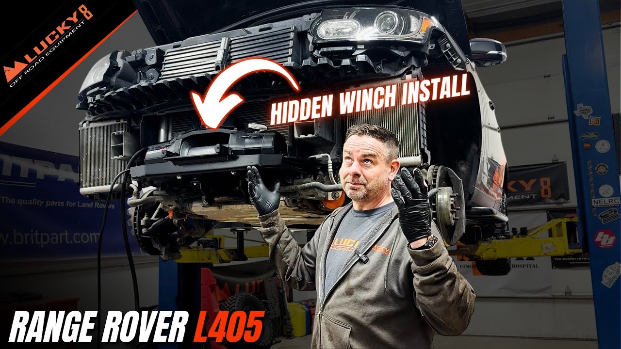 Range Rover L405 Upgrade: Hidden Winch and Skid Plate Installation ...