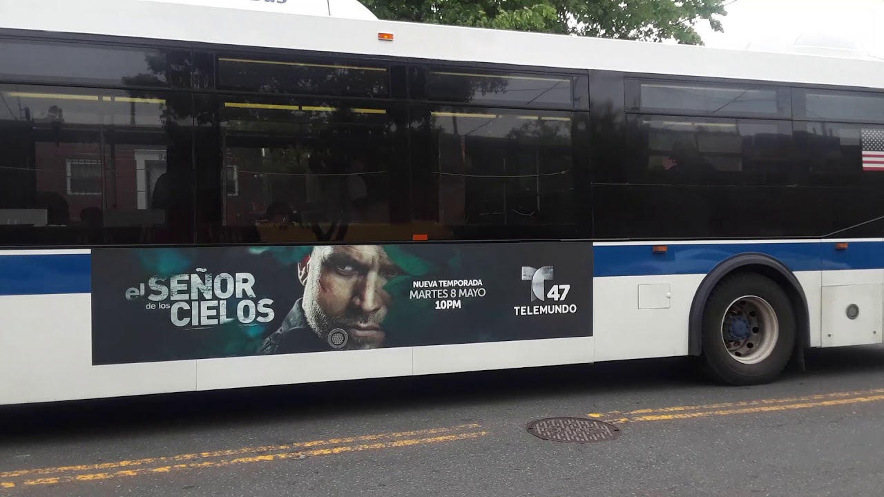 Canarsie Bound 2009 Orion VII Electric Hybrid B60 Bus @ Rockaway Ave ...